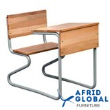 Single Combination School Desk (FLAT PACKED) | Afrid Global Furniture